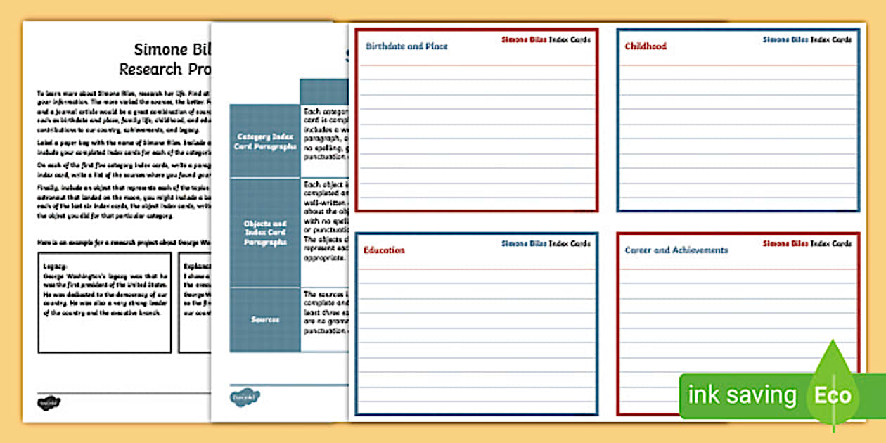 Simone Biles Research Activity | Resource | Twinkl USA