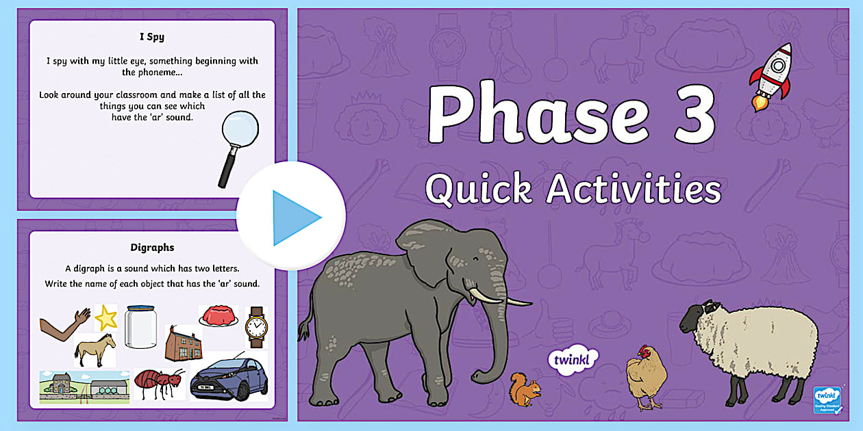 Phase 3 Quick Activities PowerPoint - Twinkl