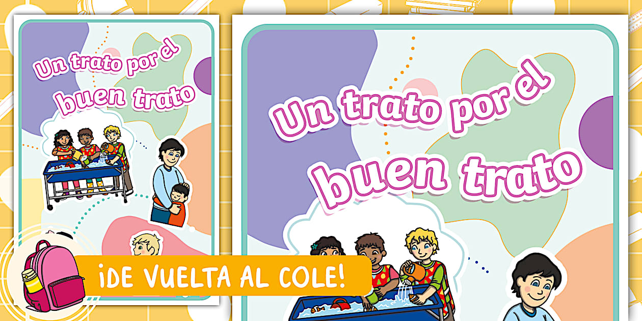 Afiche del buen trato | Recursos Educativos Twinkl - Twinkl