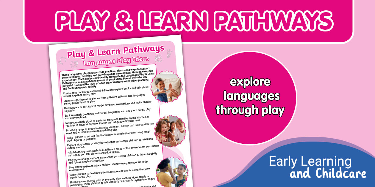 Play & Learn Pathways - Languages Play Ideas
