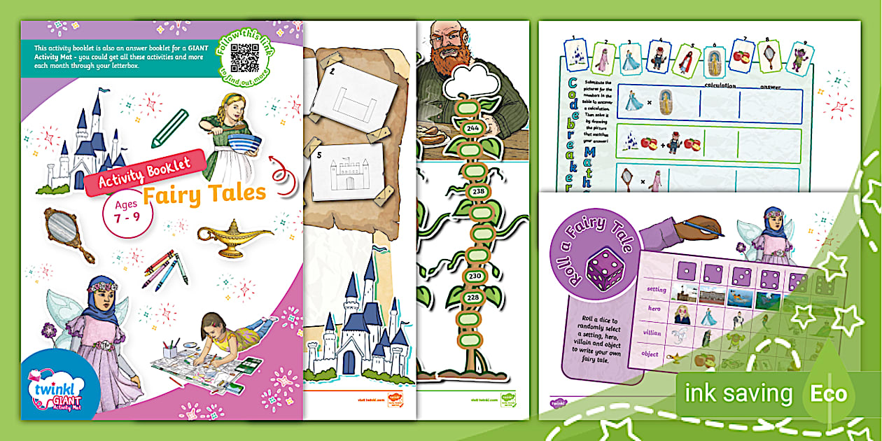 Fairy Tales Activity Booklet (Ages 7 - 9) - Twinkl