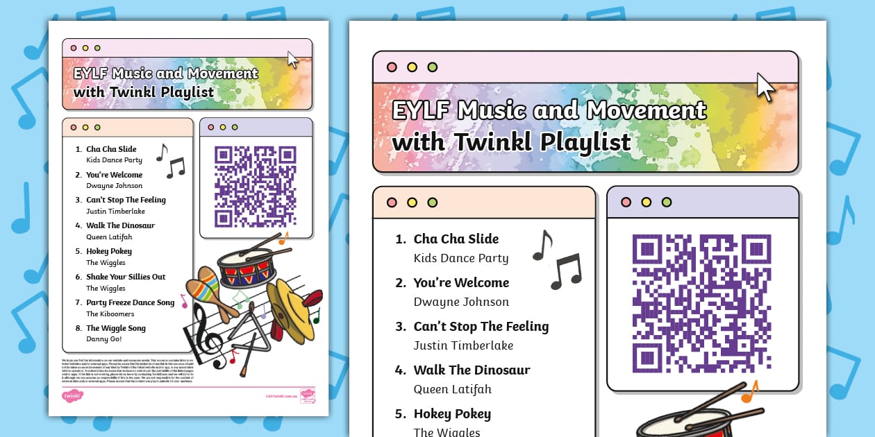 Early Years Music and Movement with Twinkl Playlist - Twinkl
