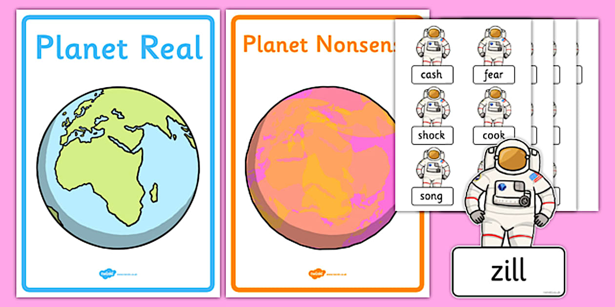 Editable Phase 3 Real and Nonsense Words Sorting Worksheet