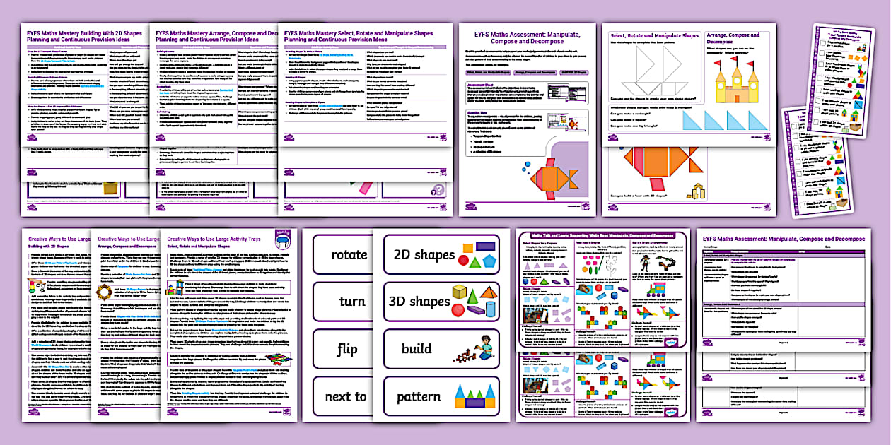 EYFS Planning & Assessment: Manipulate, Compose & Decompose