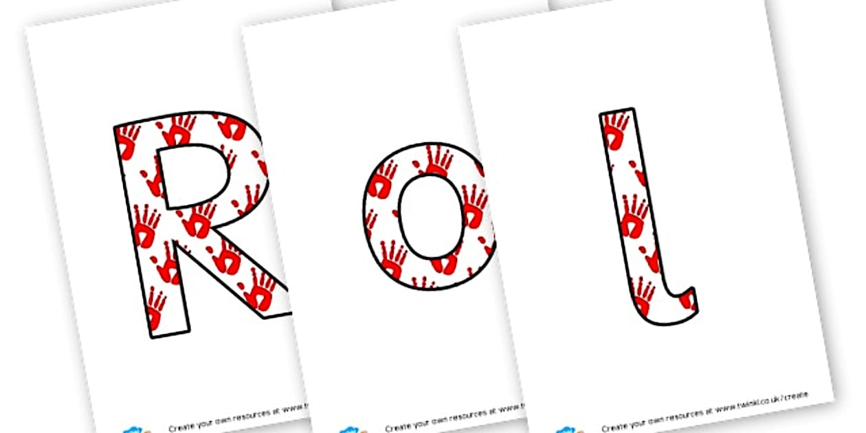 Role Play - Display Lettering (Teacher-Made) - Twinkl