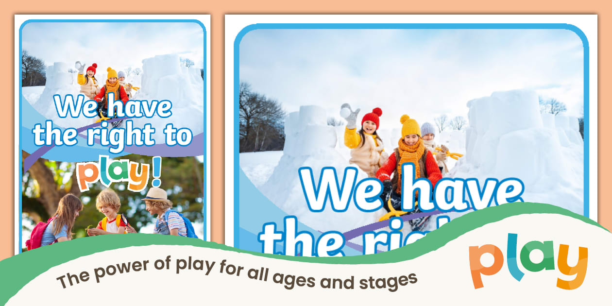 We Have the Right to Play Poster
