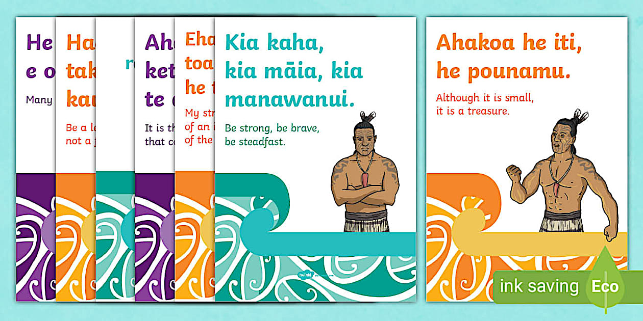 Māori Quotes & Whakataukī Display Posters | Twinkl NZ