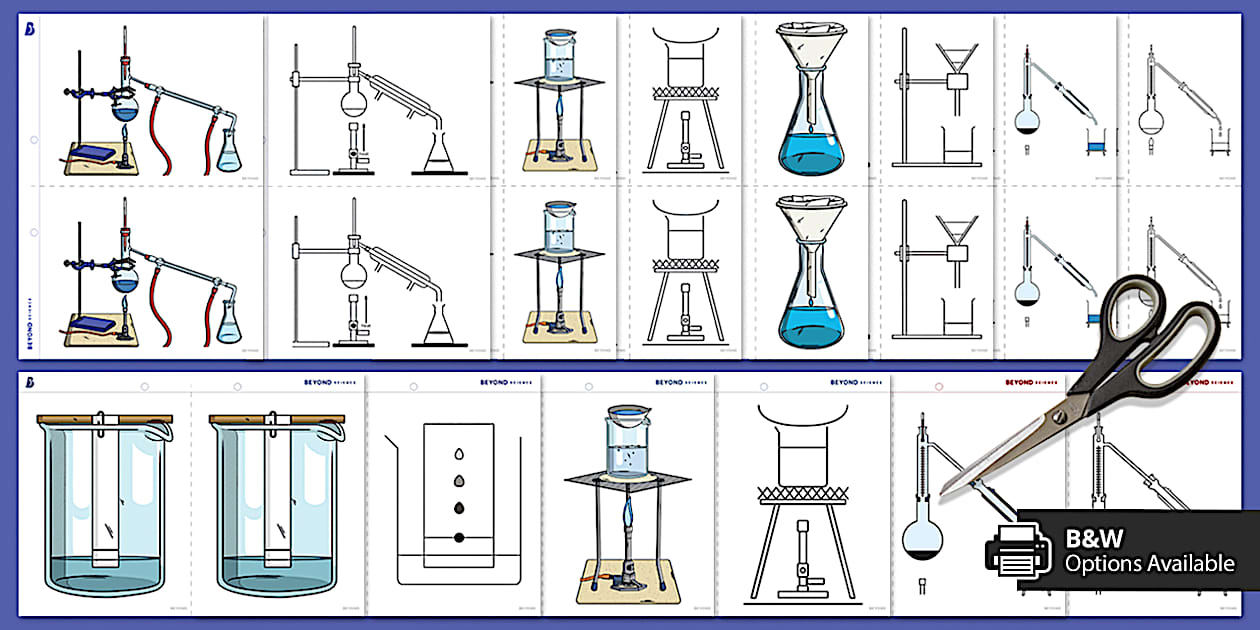 Separation Techniques Illustration Pack | Science | Beyond