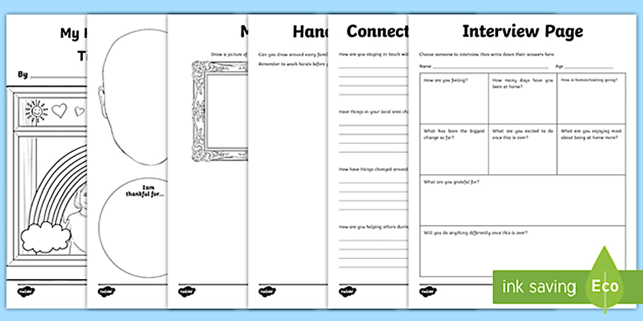My Home Learning Time Capsule Activity Booklet - Twinkl