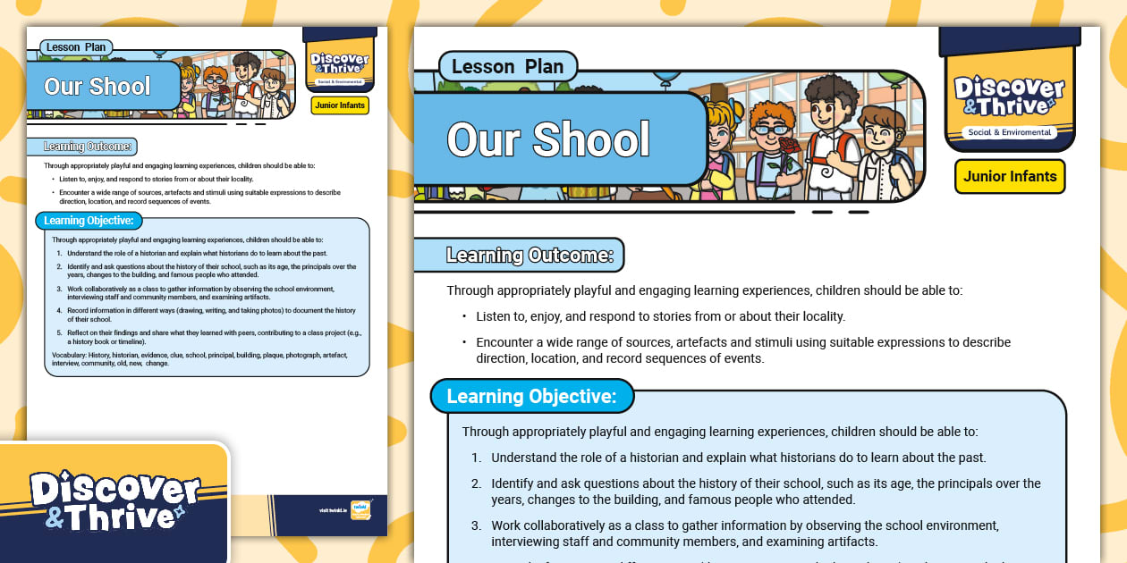 SEE (Exp. of Our World) Our School Lesson Plan (Junior Infants)