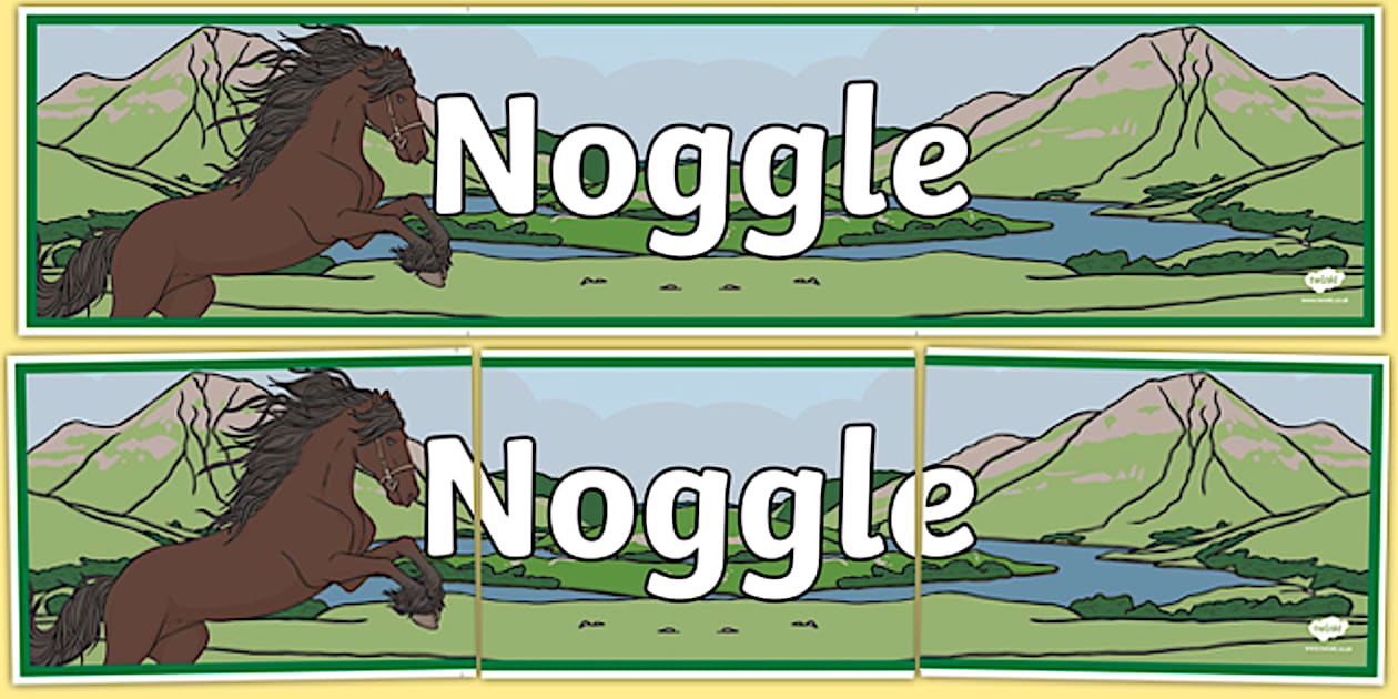 Noggle Scottish Legend Display Banner (teacher made)