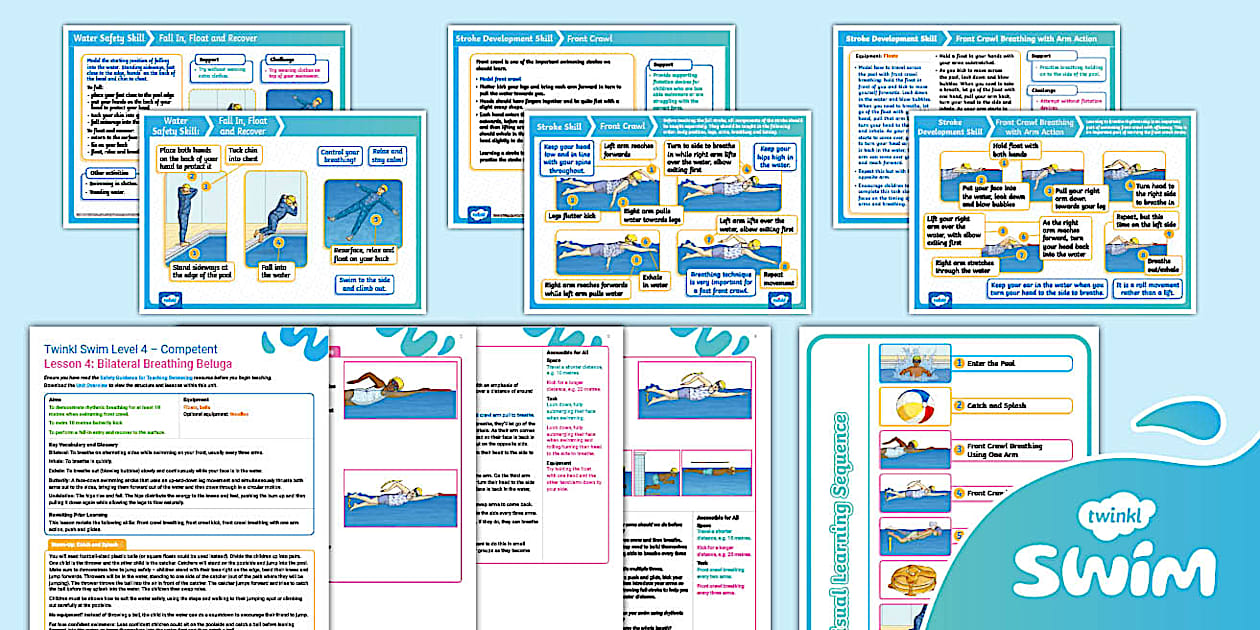 Twinkl Swim - Level 4 (Competent) Lesson 4