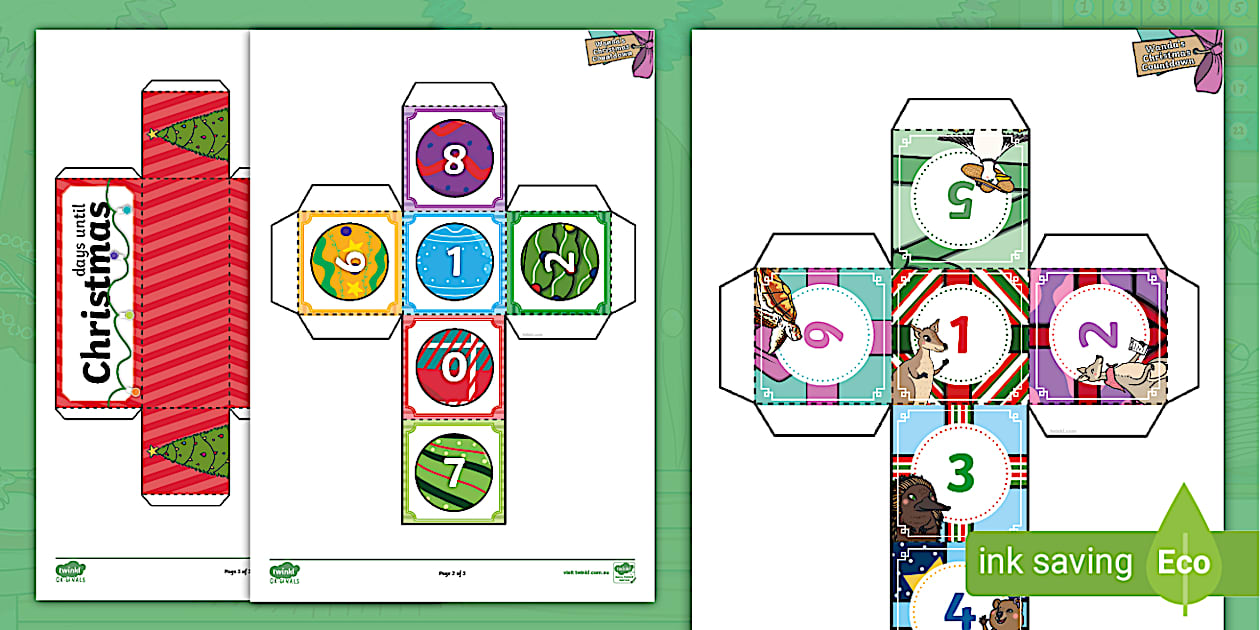 Wanda's Christmas Countdown Blocks (teacher made) - Twinkl