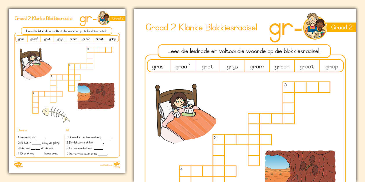 Graad 2 Klanke Blokkiesraaisel gr (creat de profesori)