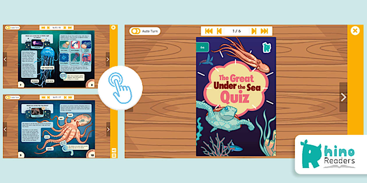 Phonics Quiz Book | The Great Under the Sea Quiz - Twinkl