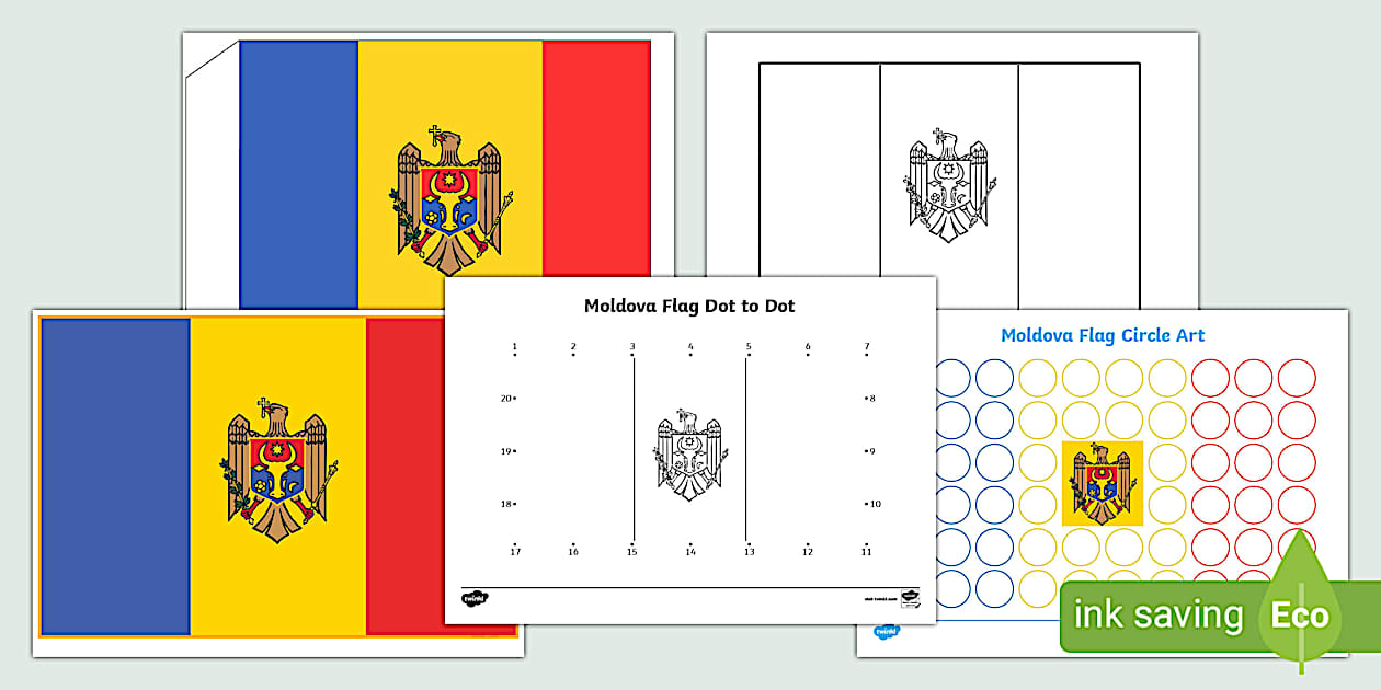 Moldova Independence Day Display Pack - National Day Pack