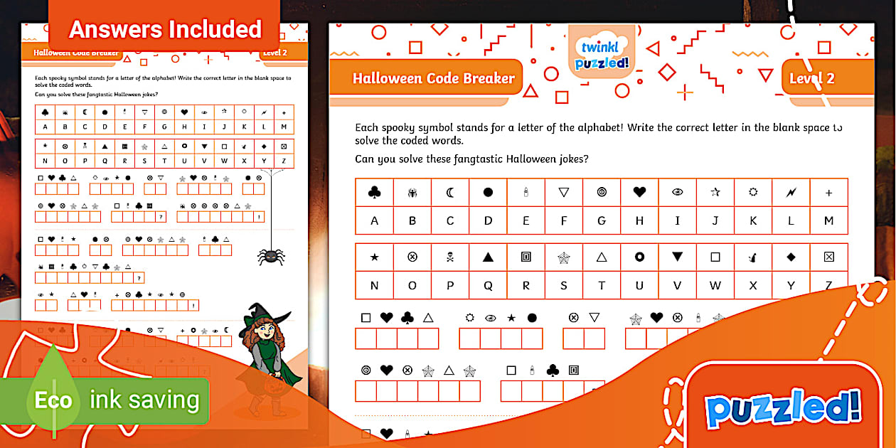 Halloween Codebreaker - Twinkl Puzzled (teacher made)