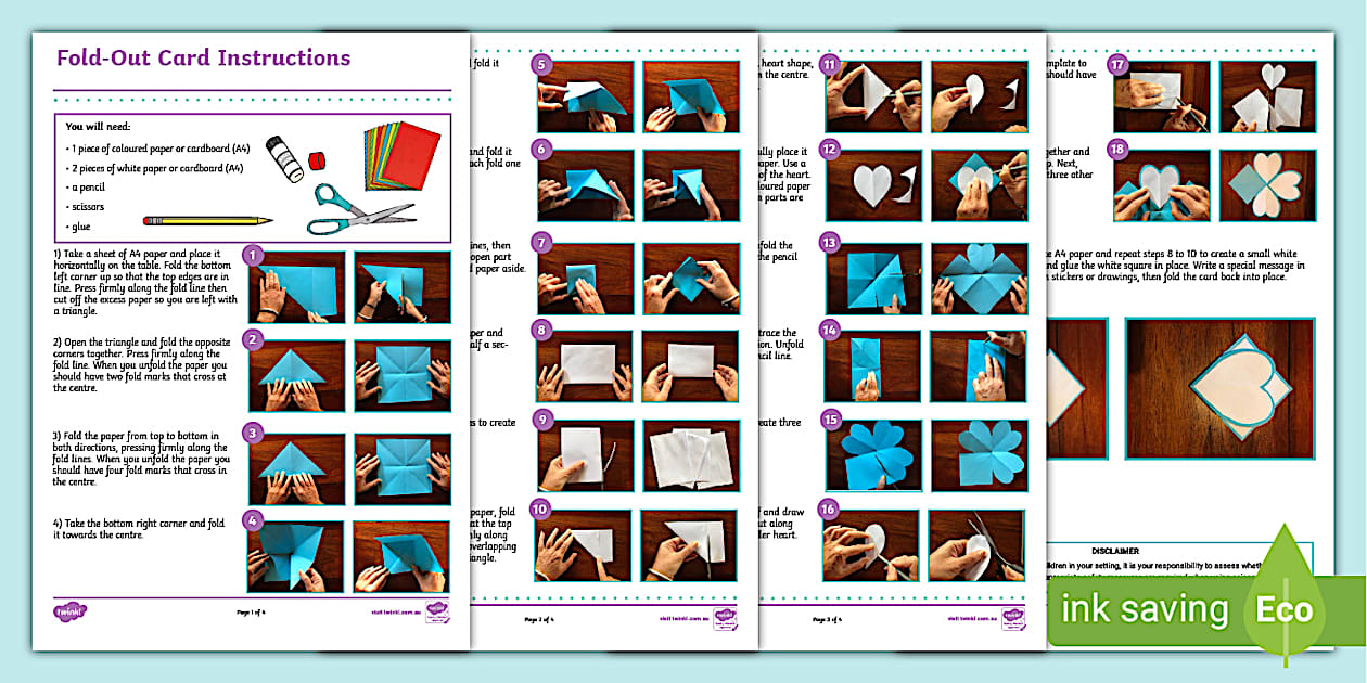 Father's Day Special Person Fold-Out Card (teacher made)