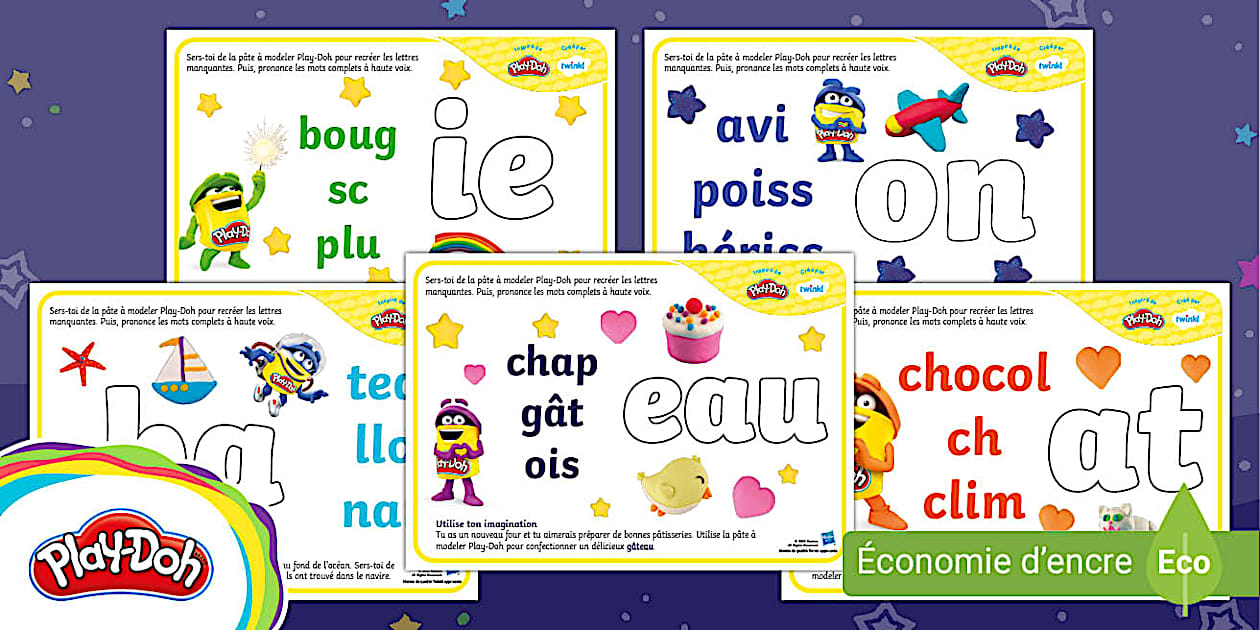 FREE! - Jouer avec les sons avec Play-Doh (Teacher-Made)