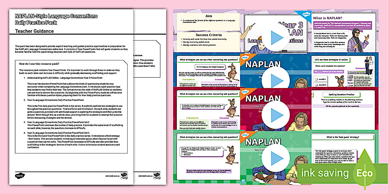 Year 3 Language Conventions PowerPoint Pack (teacher made)