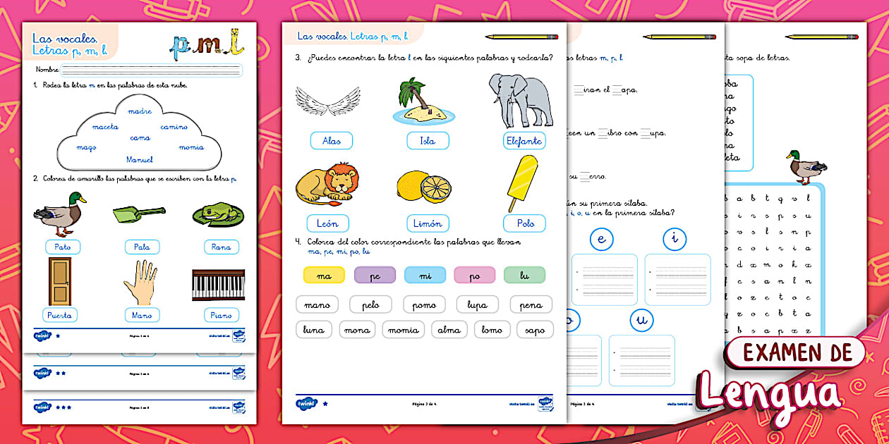 Examen competencial de Primer ciclo: Lengua castellana