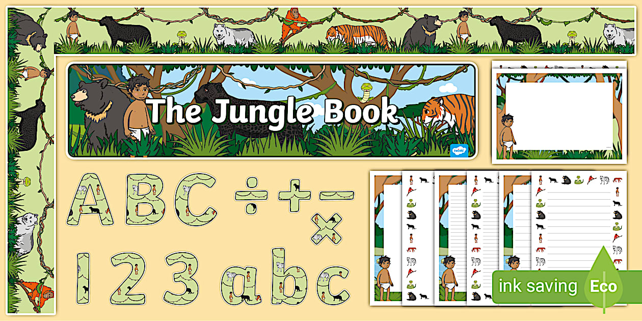 Editable The Jungle Book Display Pack (Hecho por educadores)