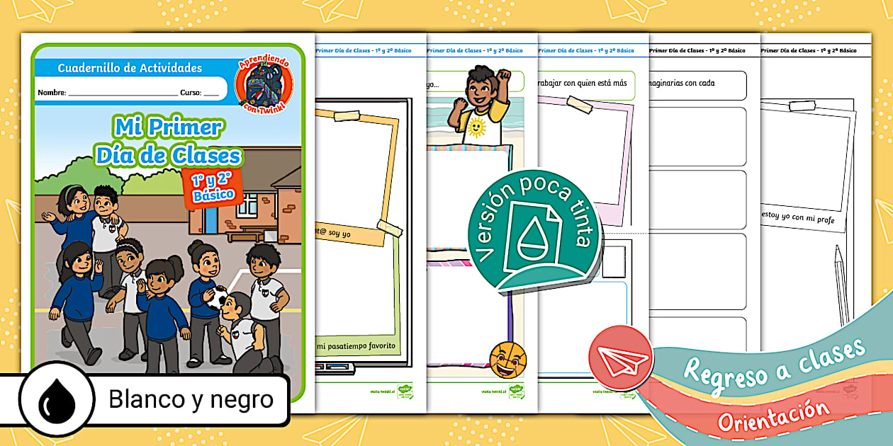 Cuadernillo | Actividades | Primer |Día | Clases | 1º | 2º