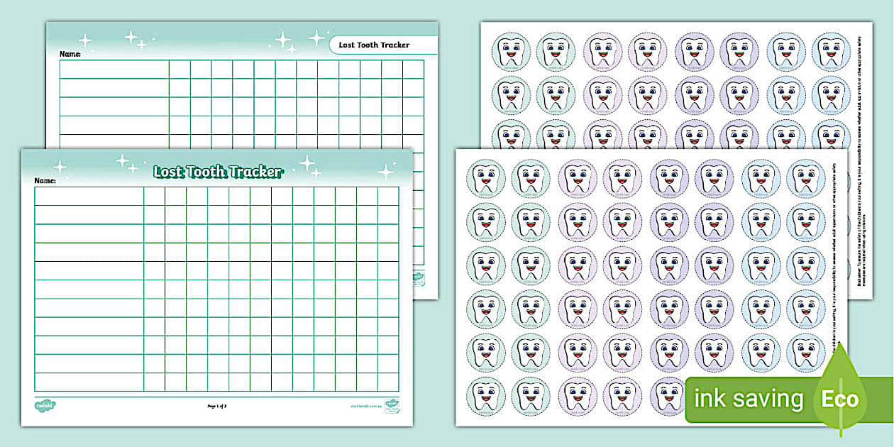 Lost Tooth Display Chart (teacher made) - Twinkl
