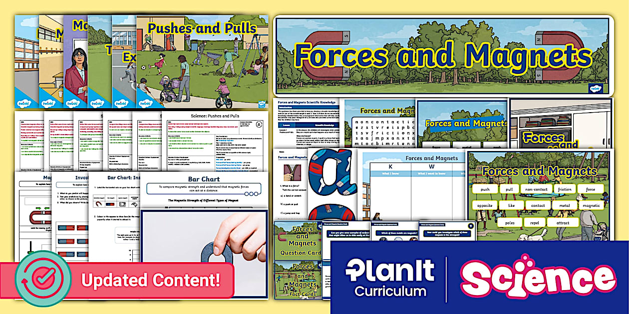 * NEW * Science: Forces and Magnets: Year 3 Unit Pack