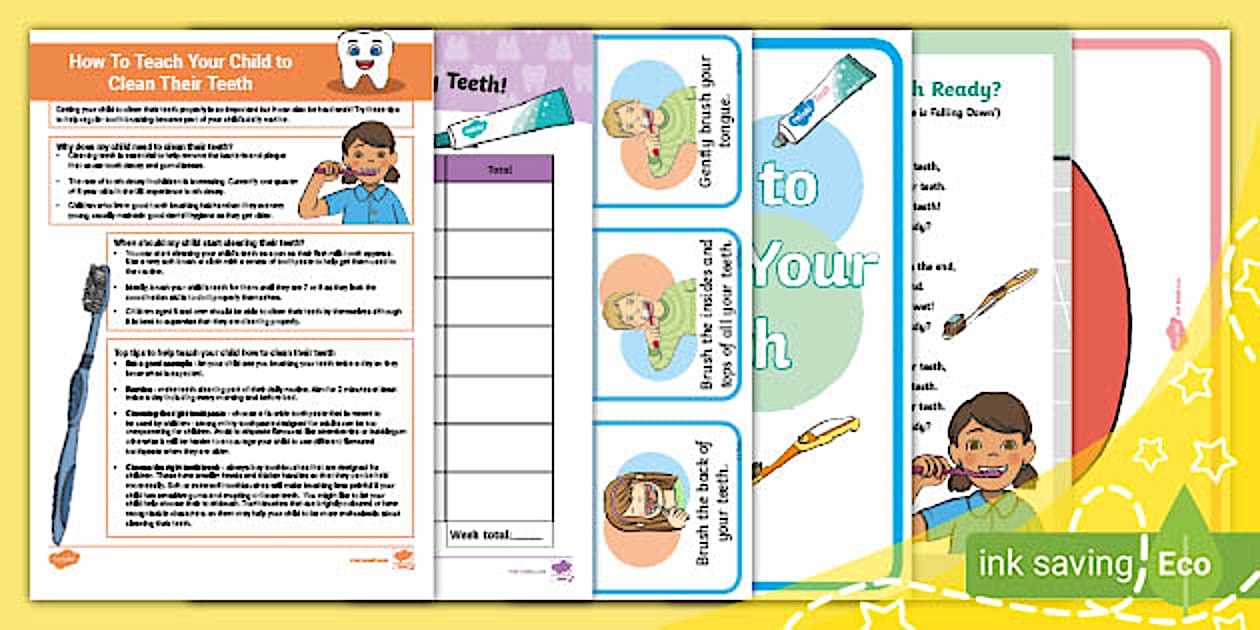 How to Teach Children to Clean Teeth Pack | Parent Support