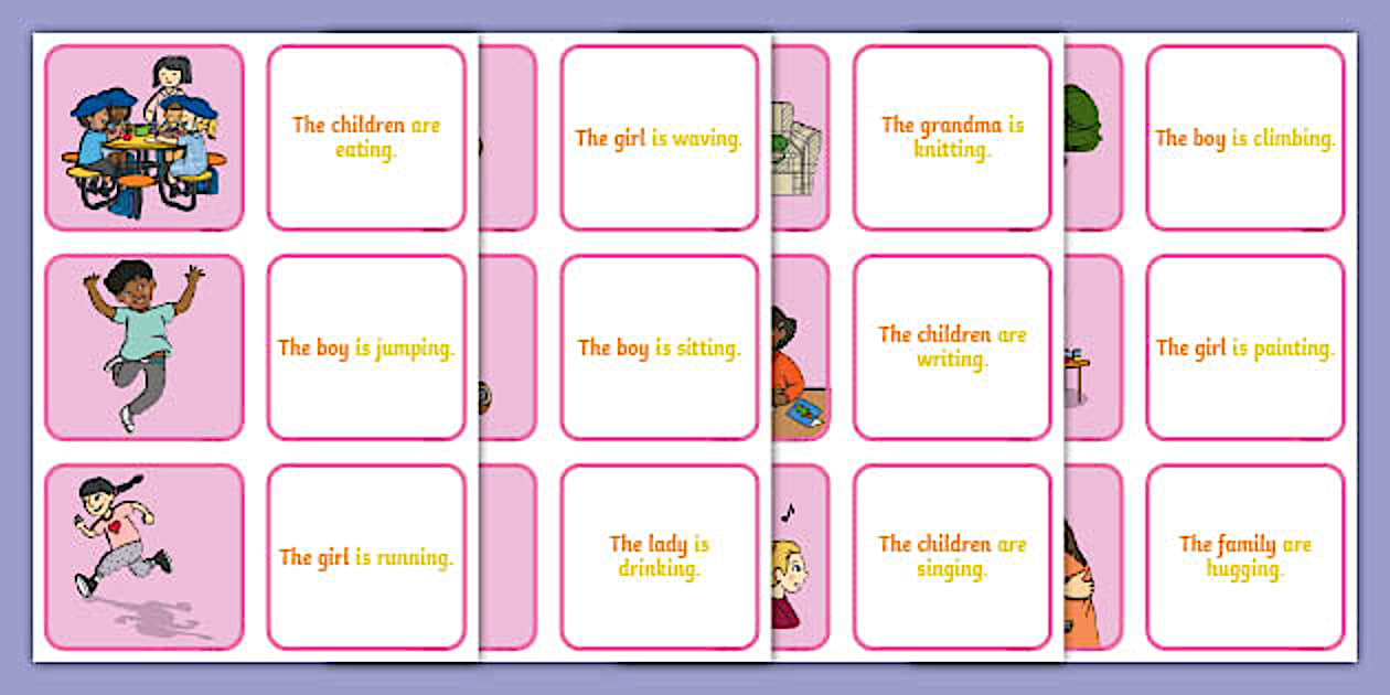 Colourful Semantics Who? Doing What? Picture Description Cards
