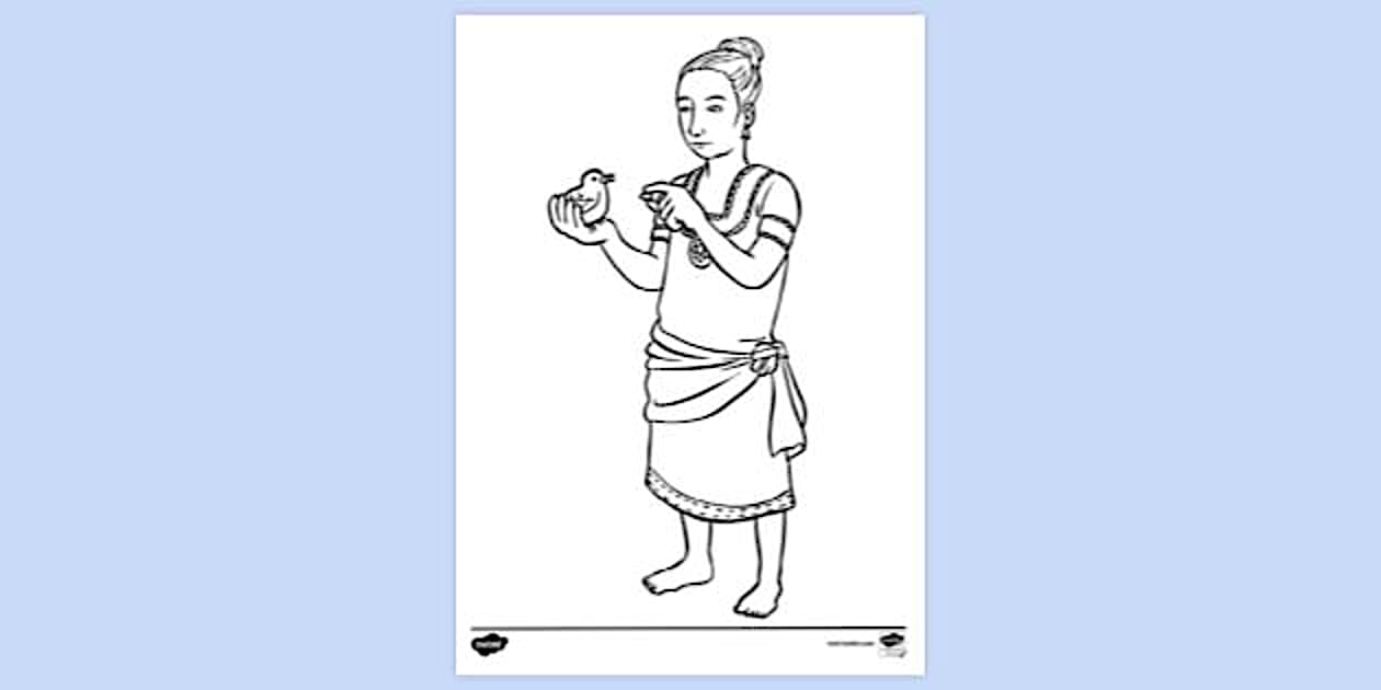 Siddhartha Gautama Buddha Colouring Sheet (teacher made)
