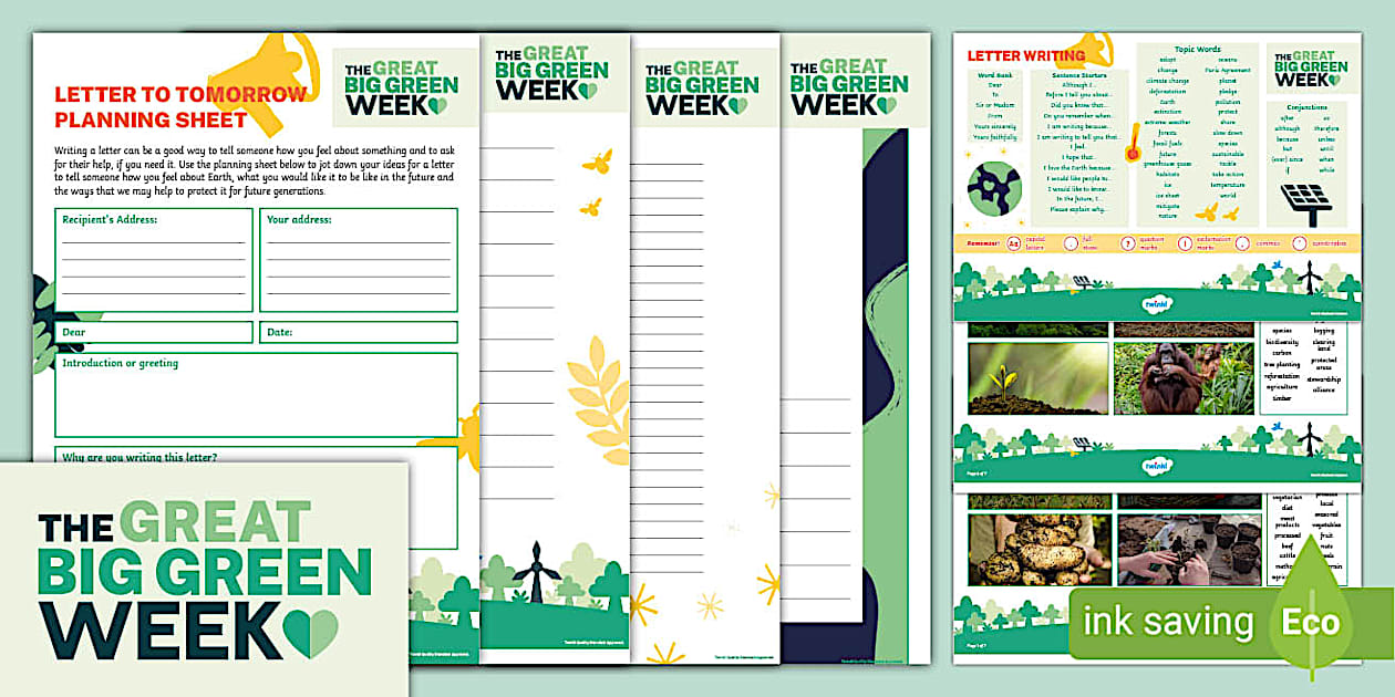 FREE! - Great Big Green Week: Climate Change Letter Writing for KS2