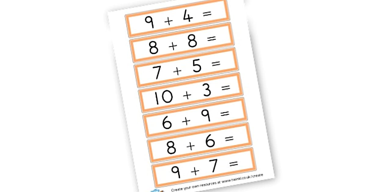 Adding Cards (professor feito) - Twinkl