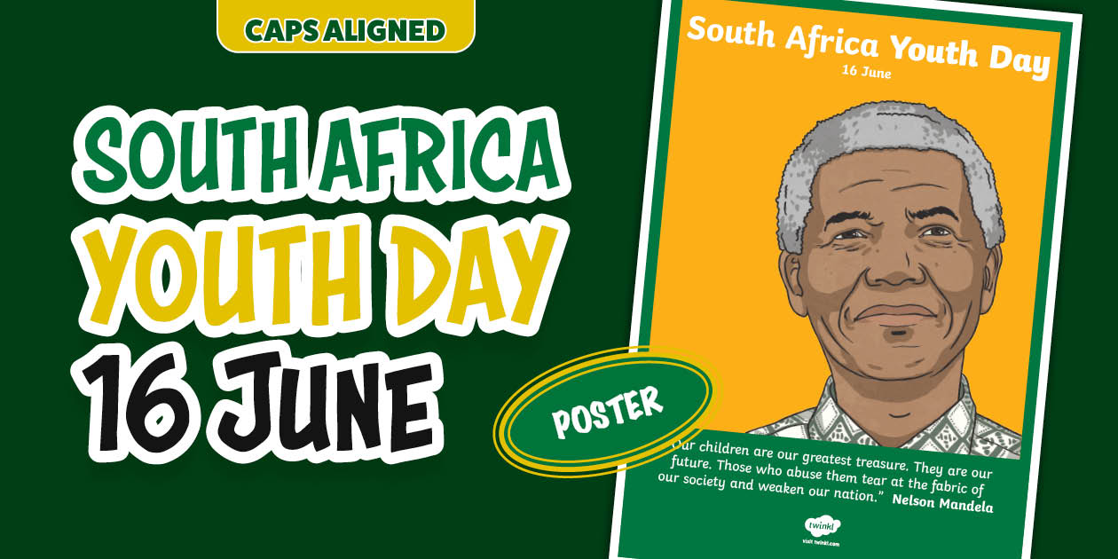 IP South Africa Youth Day 16 June: Nelson Mandela - Poster