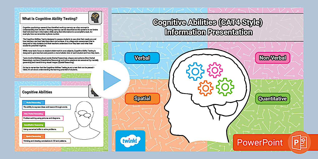 Cognitive Abilities (CAT4) - Adult PowerPoint Presentation