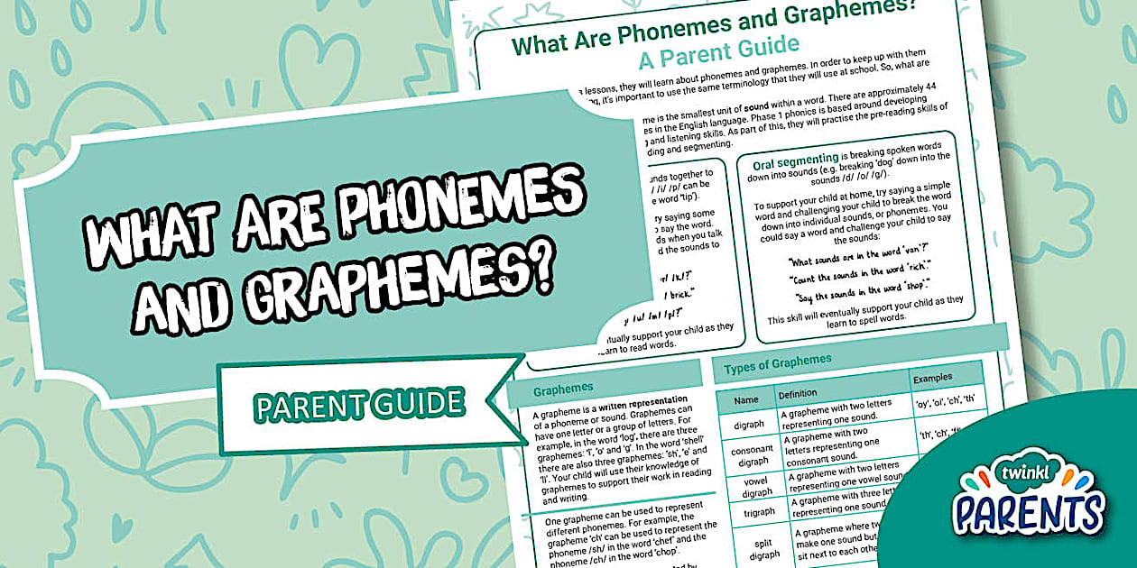 What Are Phonemes and Graphemes? Parent Guide