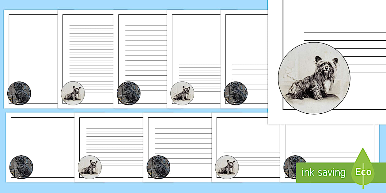 Editable Greyfriars Bobby Page Border Pack (teacher made)