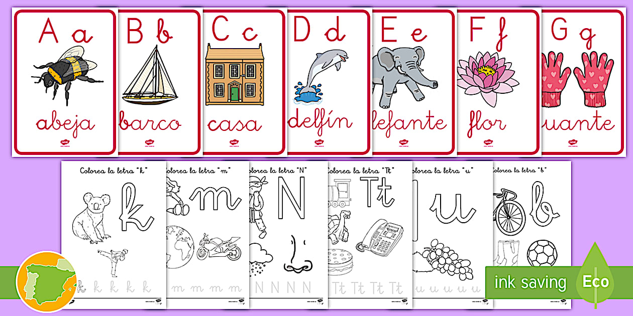 Pack del Abecedario Infantil para Imprimir | Twinkl