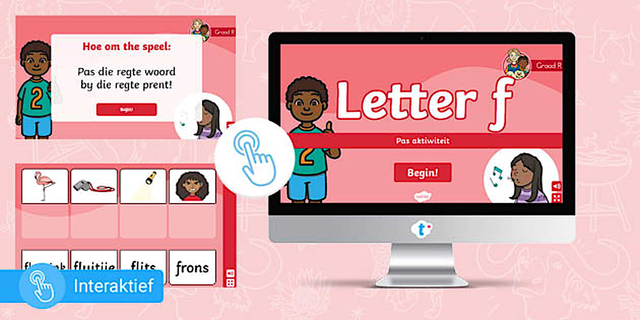 Graad R Klanke Aanlyn Speletjie f (Teacher-Made) - Twinkl