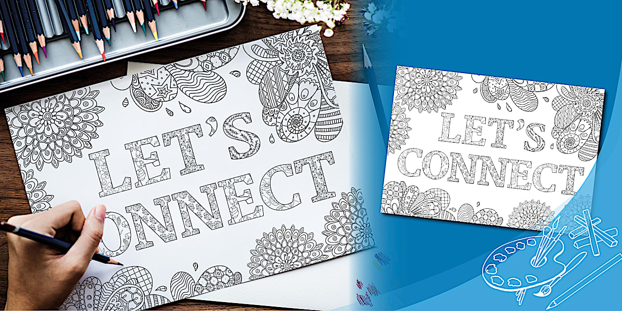 Children’s Mental Health Week Mindfulness Colouring Activity
