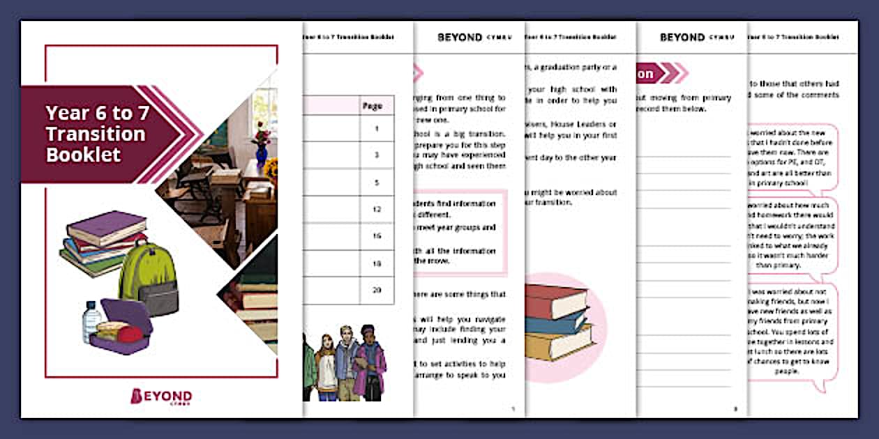 Transition Booklet (teacher made) - Twinkl