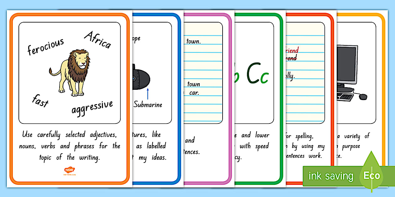Editable New Zealand Writing End of Year 3 Targets Display Posters