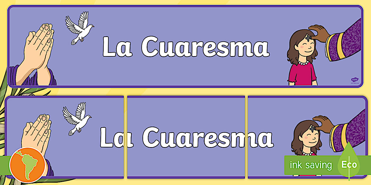 Pancarta: Semana Santa (professor feito) - Twinkl