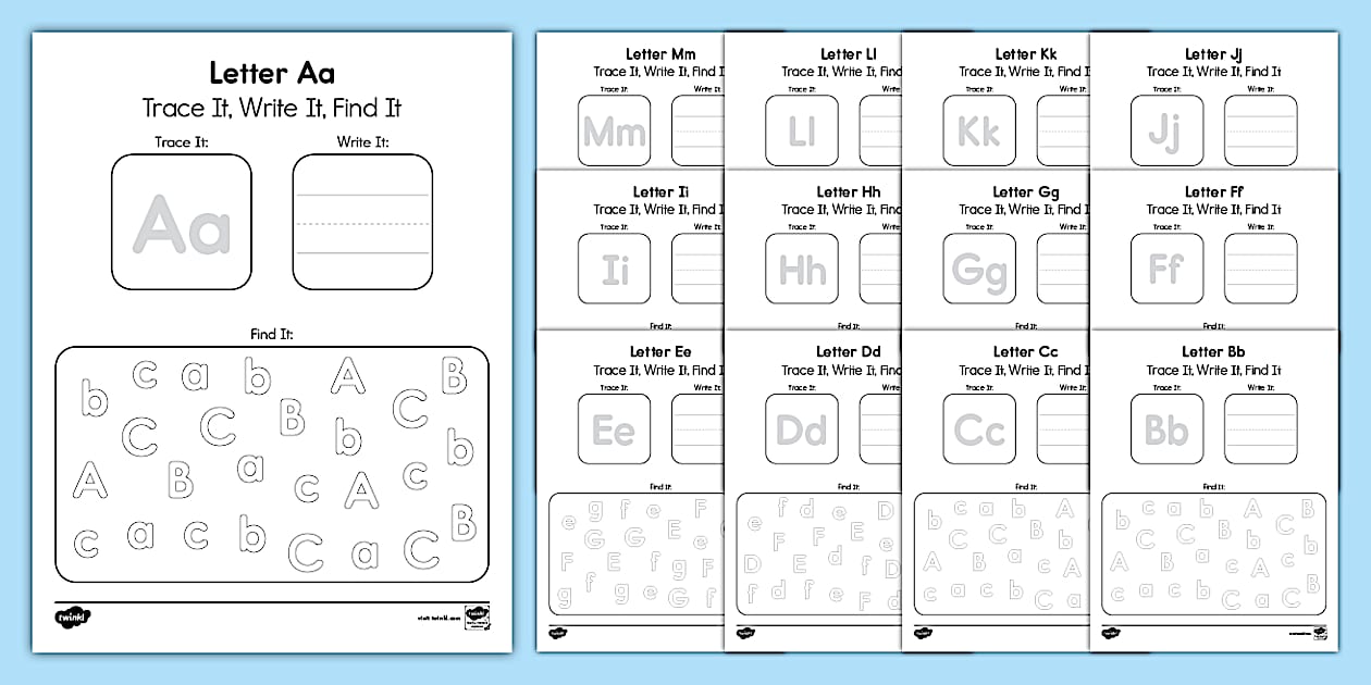 Trace Alphabet Letters Activity Pack | Resource | Twinkl USA