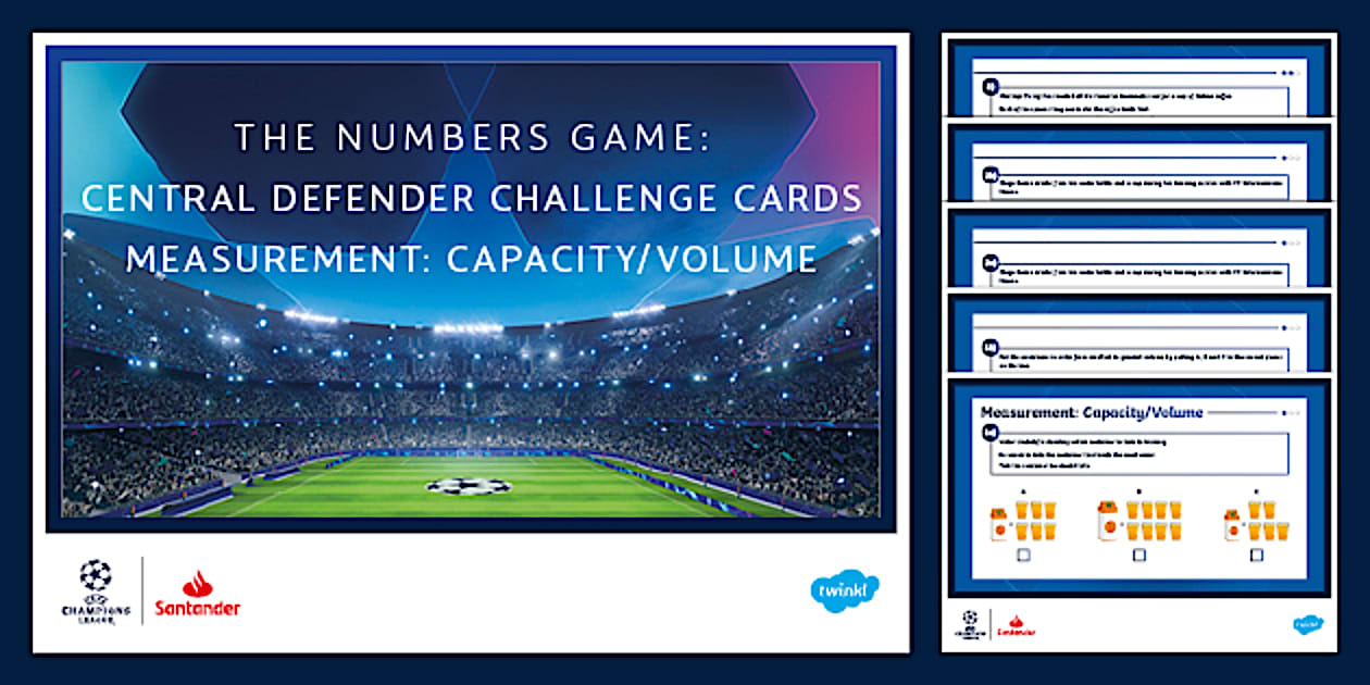 FREE! - 👉 Champions Challenge Cards: Measurement - Capacity/Volume ...