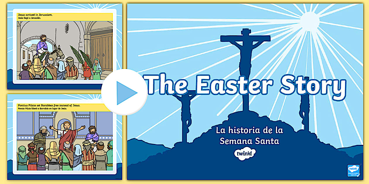 The Easter Story PowerPoint English/Spanish - The Easter Story Powerpoint