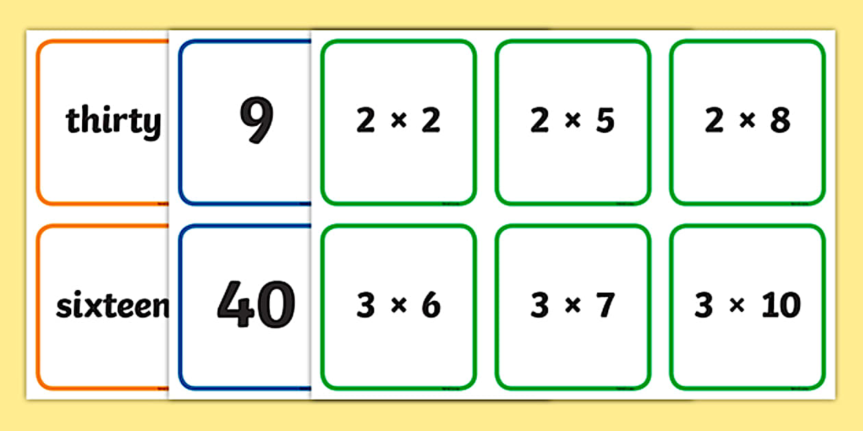 Times Tables Snap Cards | Printable Resources for KS1