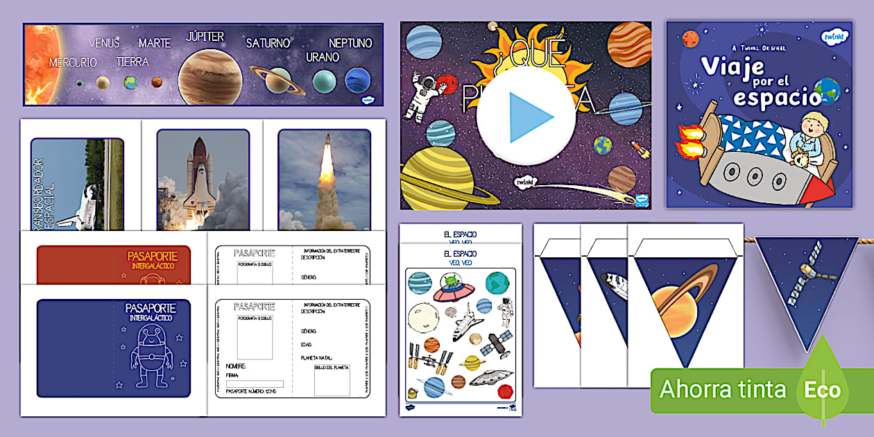 Pack de recursos: El espacio (profesor hizo) - Twinkl
