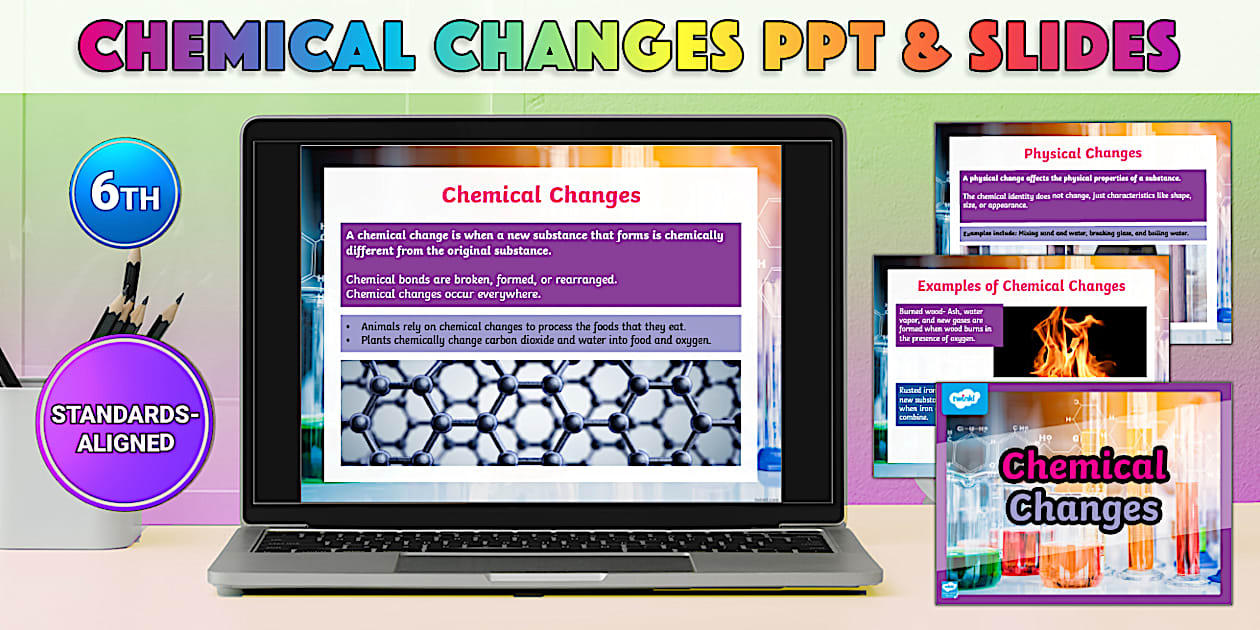 Sixth Grade Chemical Changes PowerPoint & Google Slides